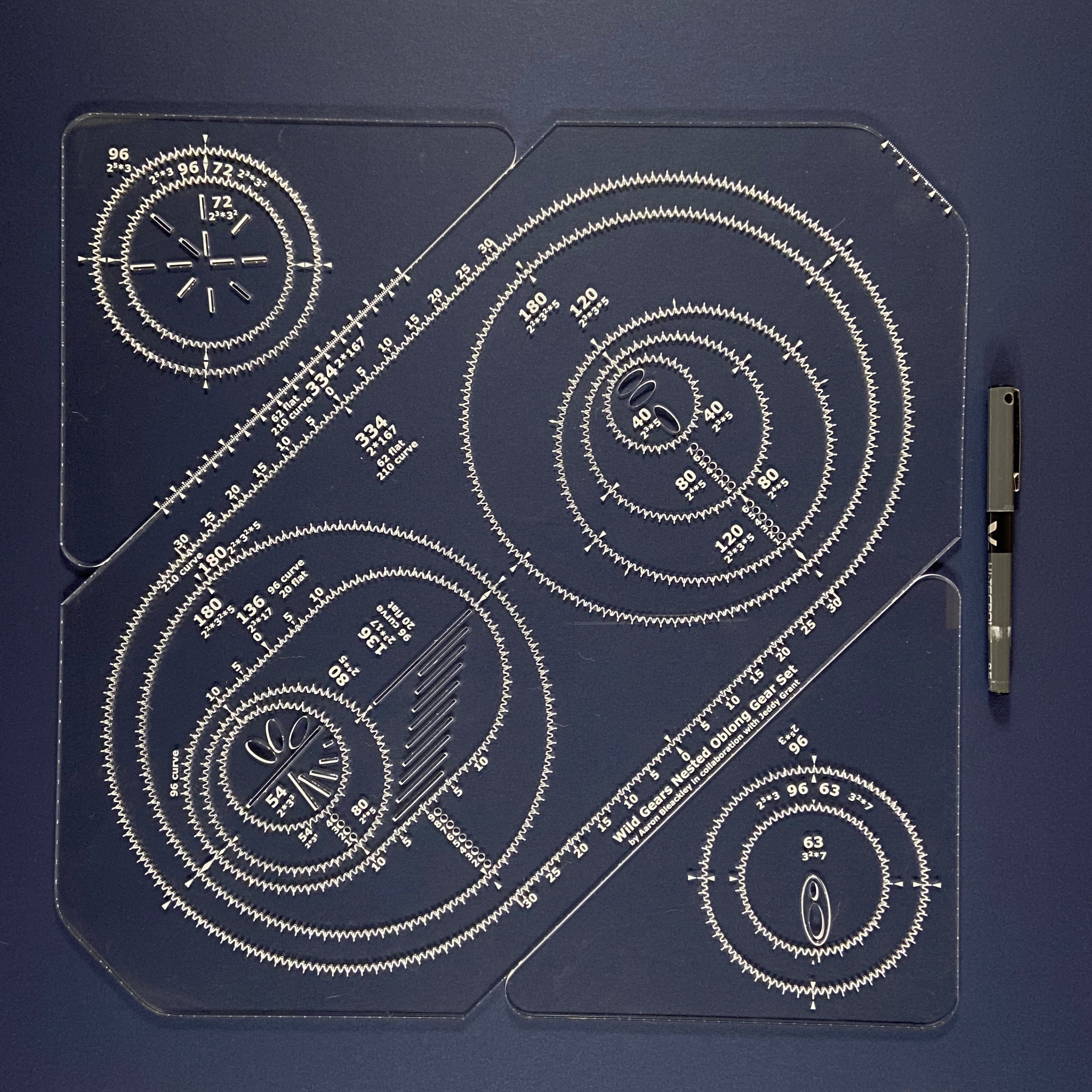 Nested Oblong Gear Set – WildGears